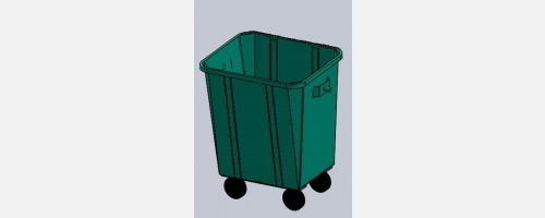 Garbage Bins, 660 liters | Breaker Premium Construction Machinery